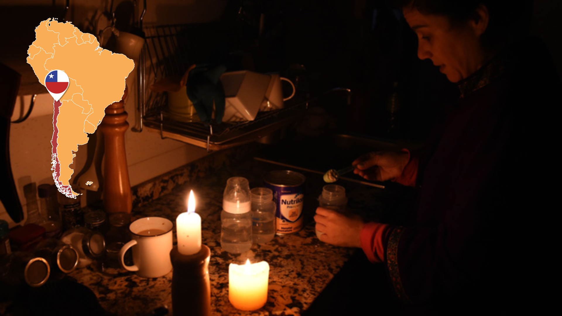 Apagón masivo en Chile afectó 8 millones de hogares; más de la mitad ...